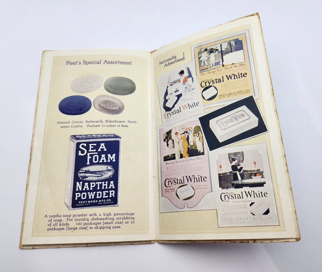 Peet Bros. Soap Catalog 1920s, Great Condition, Features Color ...