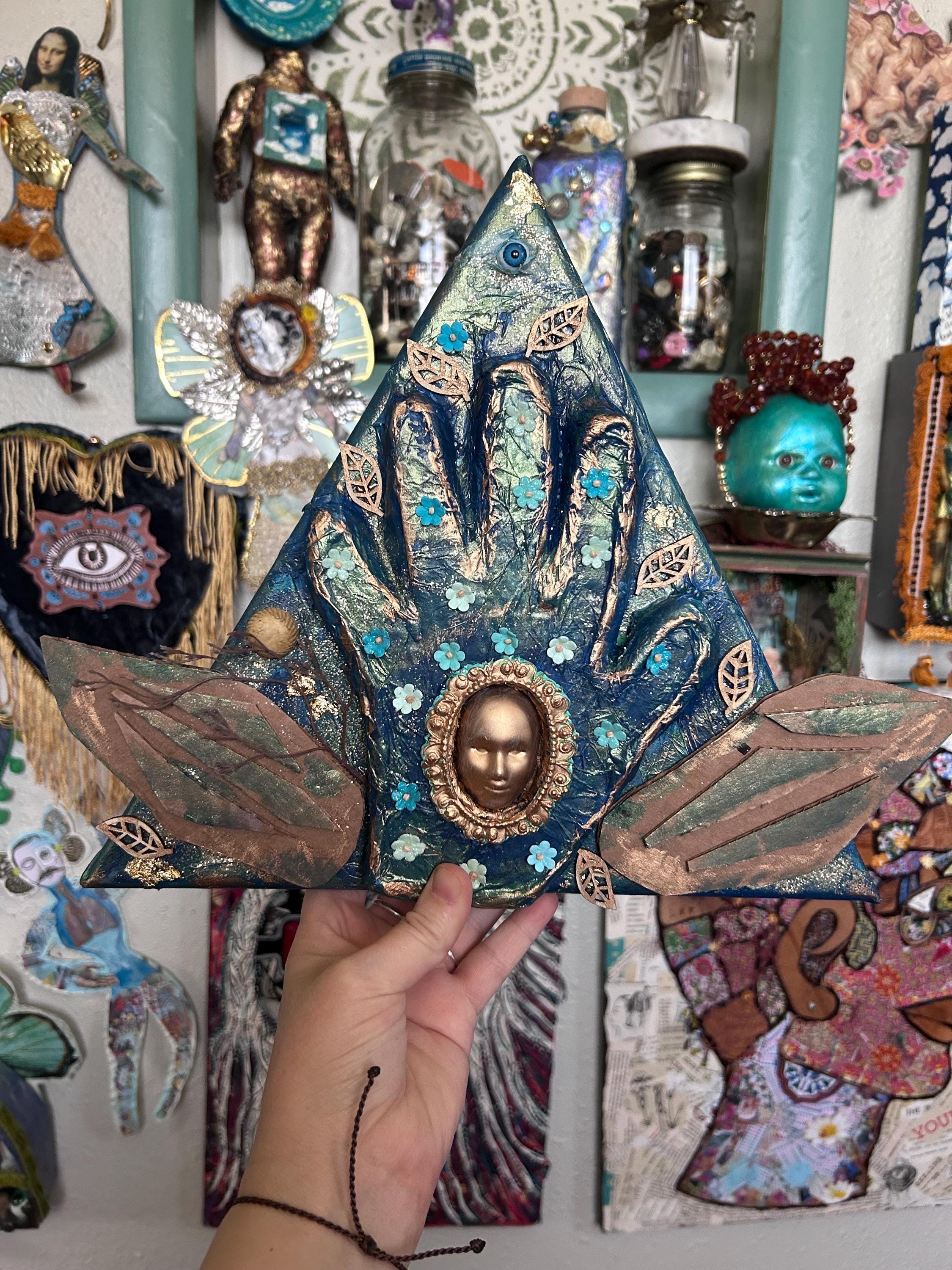 The Portal Hand… Mystical Mixed Media Wall Shrine - Etsy