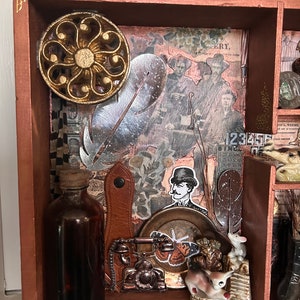 Cowboy and Prohibition Assembled Art Shadow Box. - Etsy