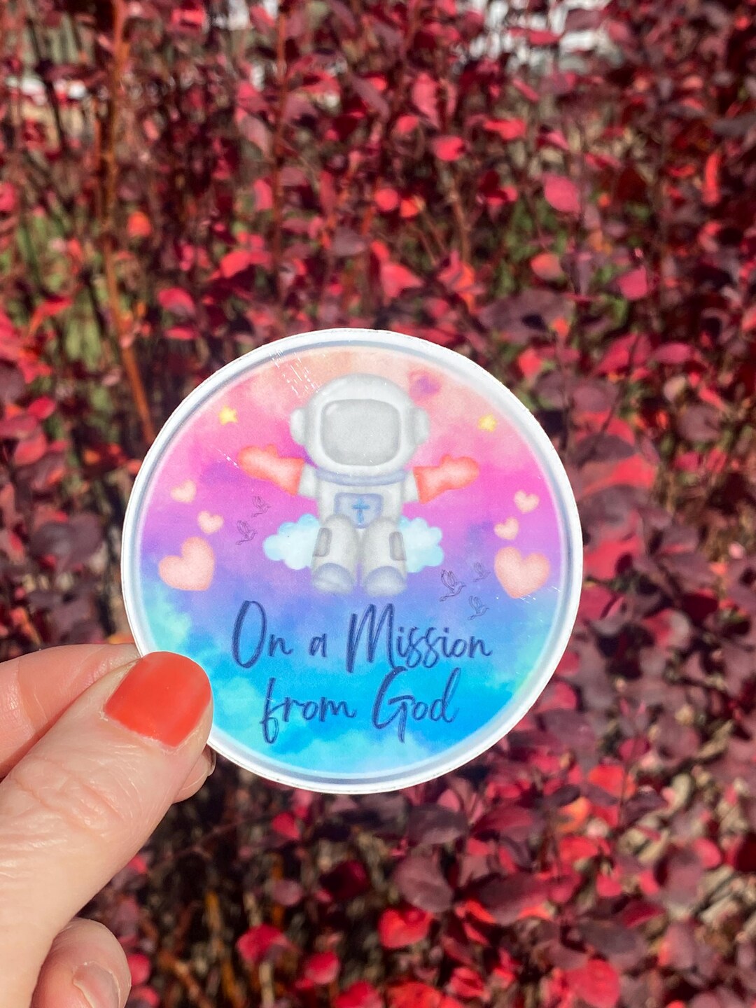 On a Mission From God Sticker for Journals, Water Bottles & Computers ...