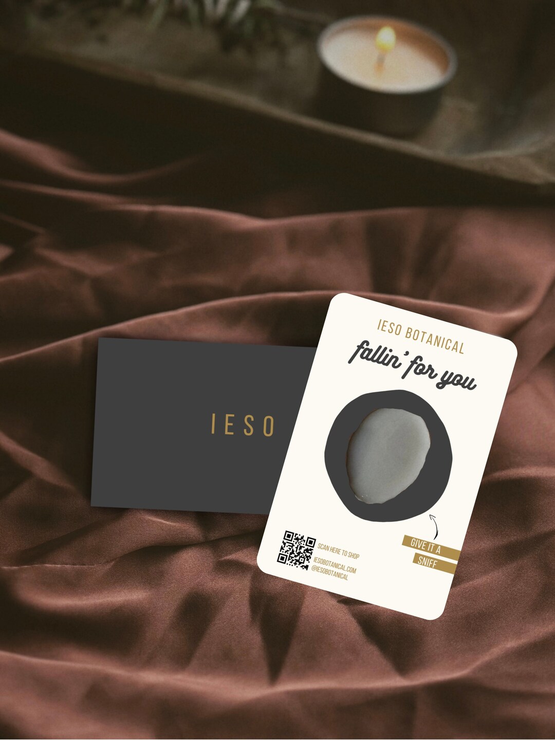 Classic Sleek Candle Scent Card Template, Printable Candle Sample Cards ...