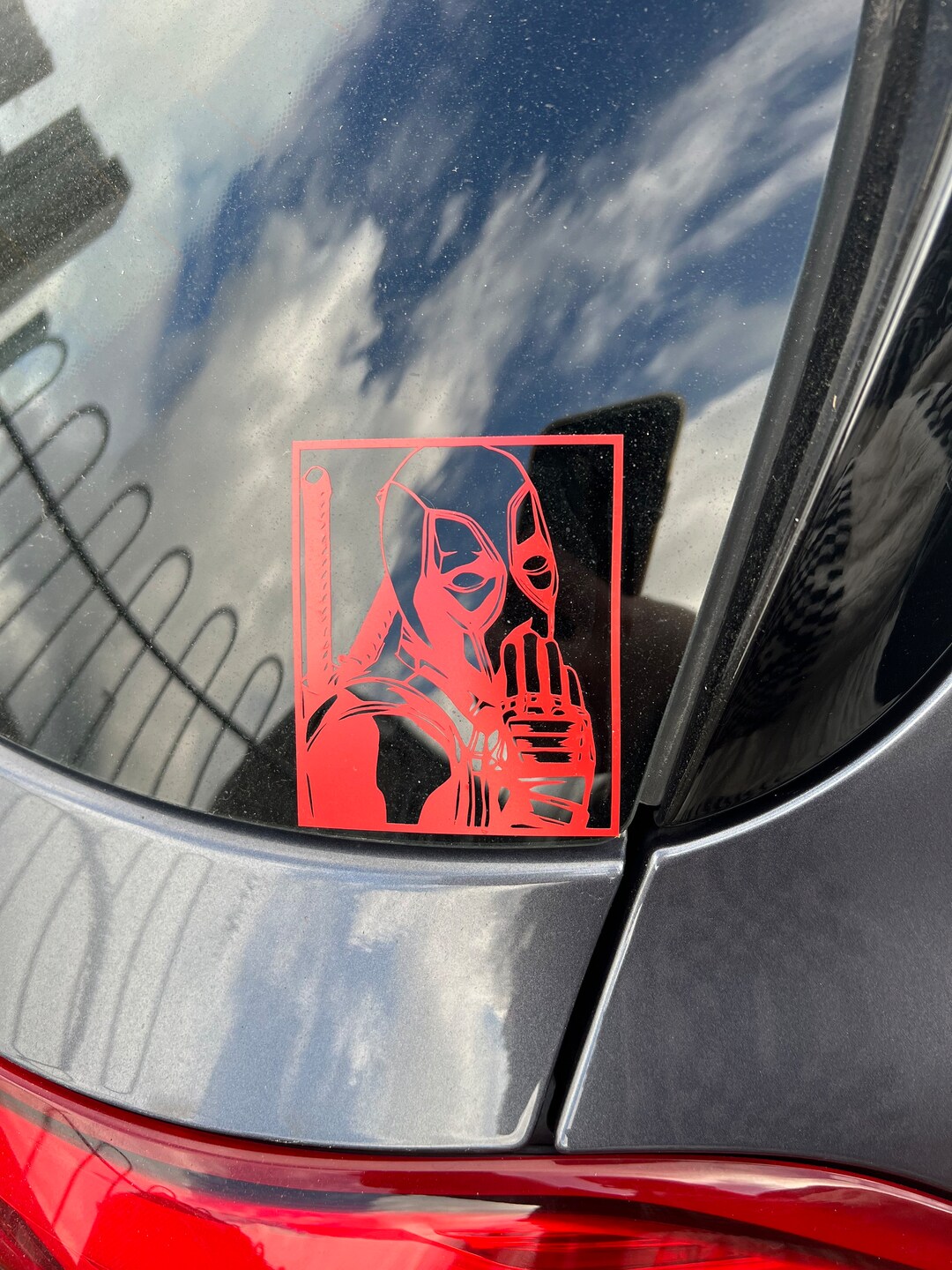 Deadpool Inspired Vinyl Car Sticker Marvel Movie Decals - Etsy