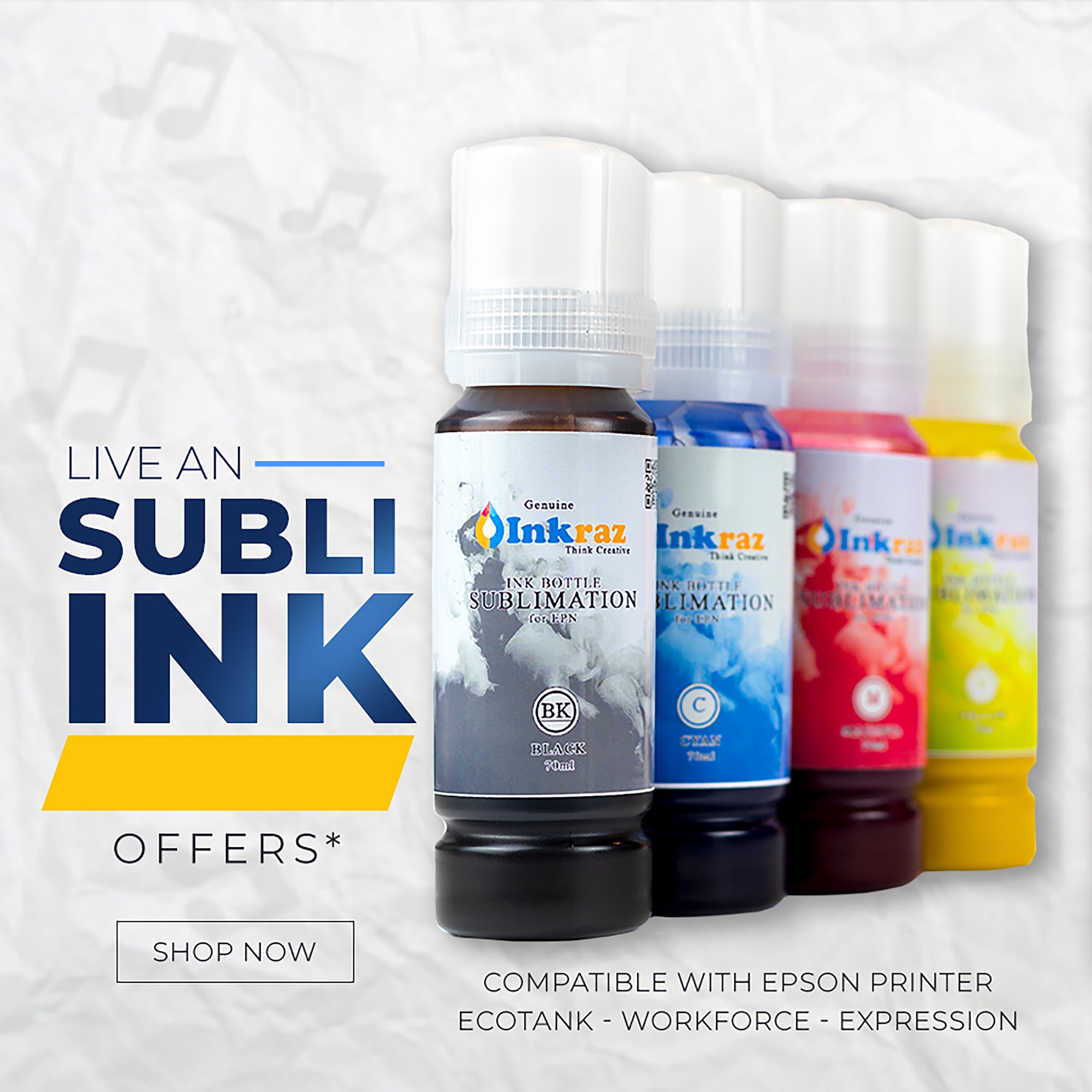 Sublimation Ink for Epson Printers Ecotan 502 522 Et 2720 2760 3710 ...