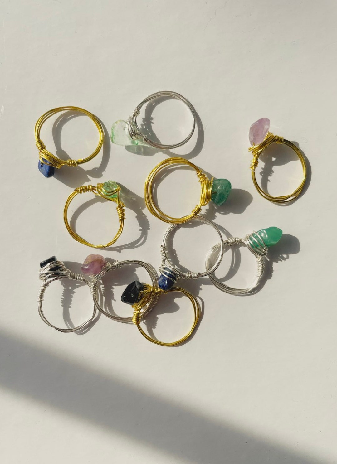 Assorted Wire Rings - Etsy