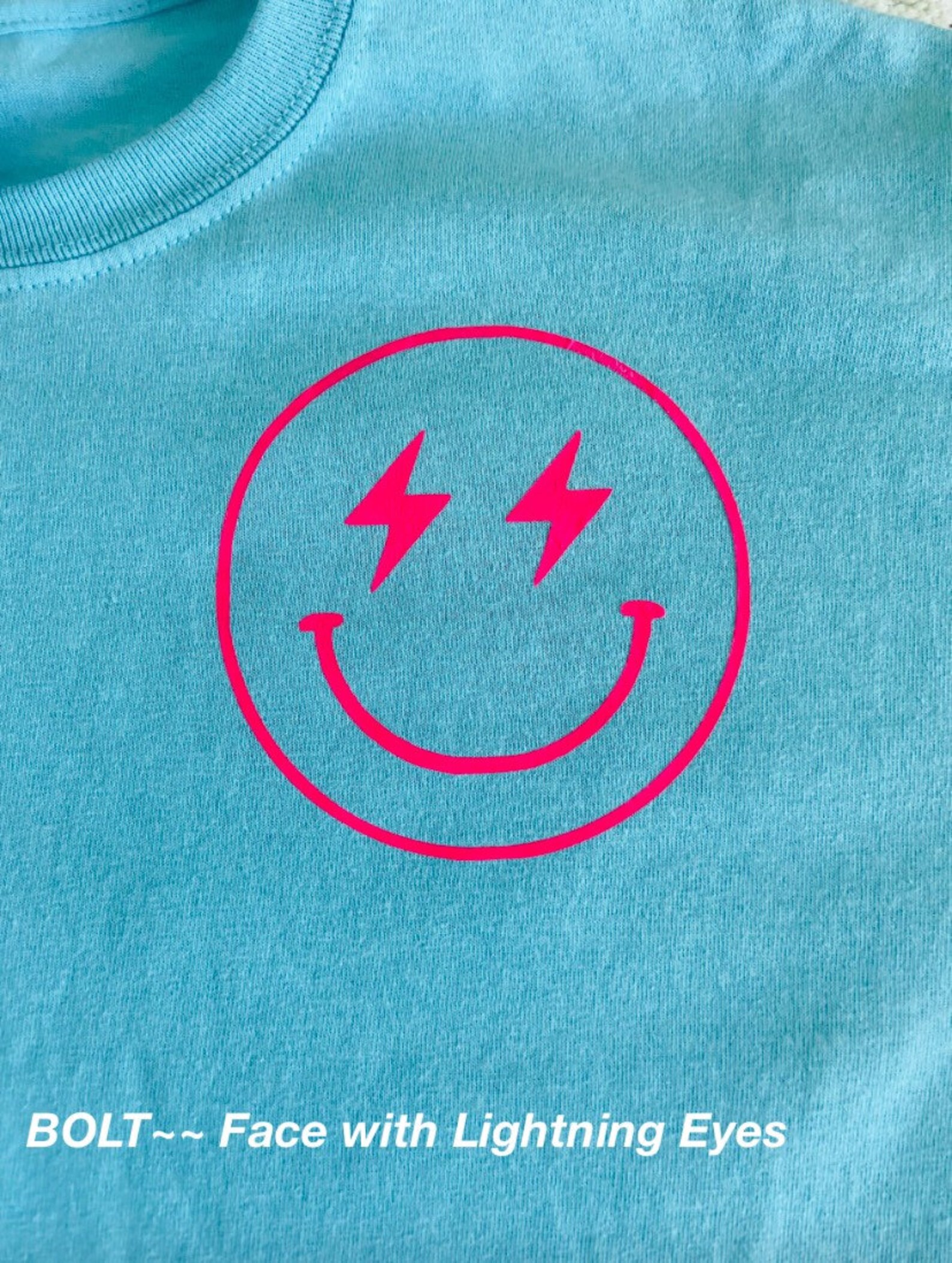 Smiley Face Lighting and Star Preppy Shirt - Etsy