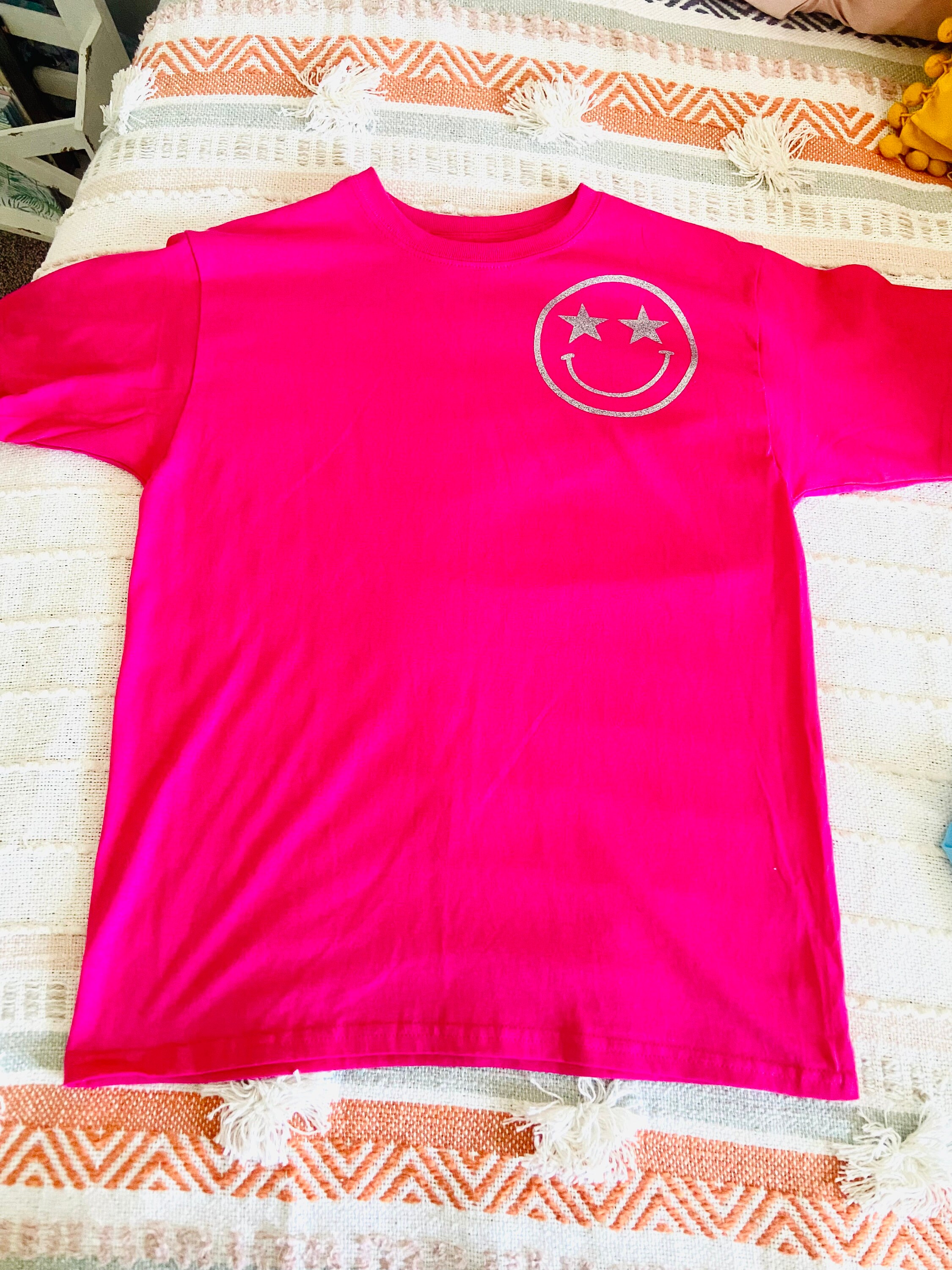 Smiley Face Lighting and Star Preppy Shirt - Etsy