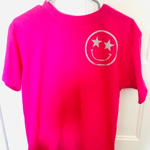 Smiley Face Lighting and Star Preppy Shirt - Etsy