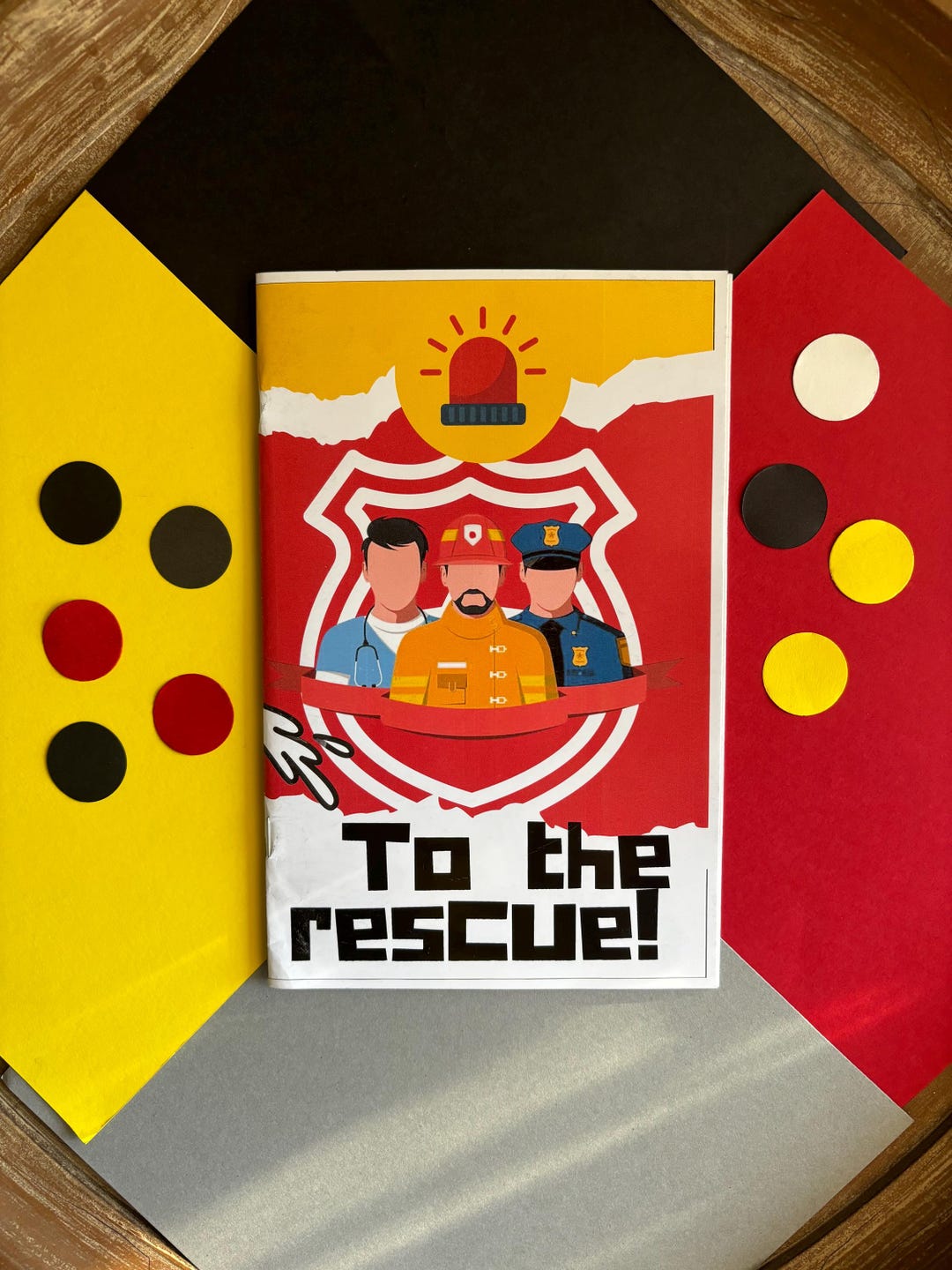 First Responders Birthday Coloring Book Favor| Cheap Fun Birthday ...