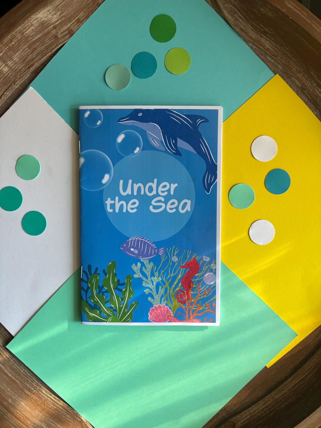 Under the Sea Birthday Coloring Book Favor| Cheap and Fun Birthday ...