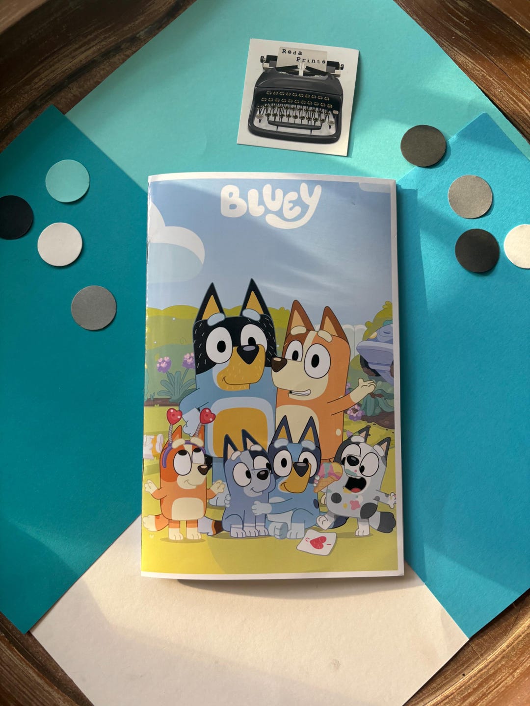 Bluey Birthday Coloring Book Favor| Cheap and Fun Birthday Favors ...