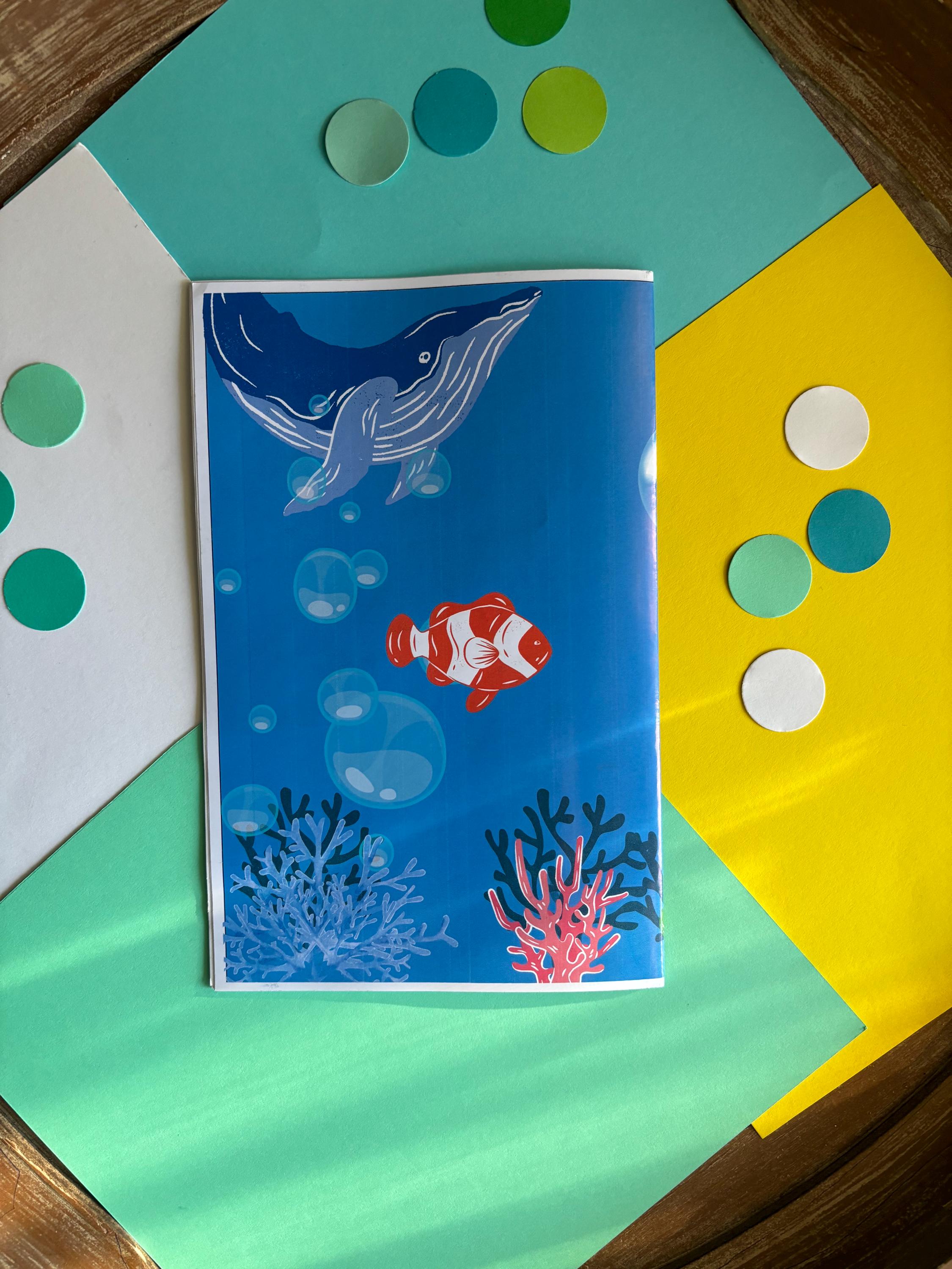 Under the Sea Birthday Coloring Book Favor Cheap and Fun Birthday ...