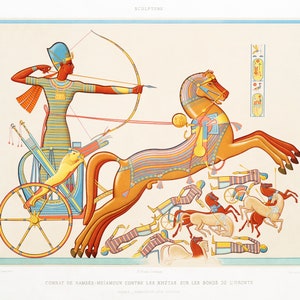 Ancient Egyptian History Illustration. Gallery Wall Set. Vintage ...