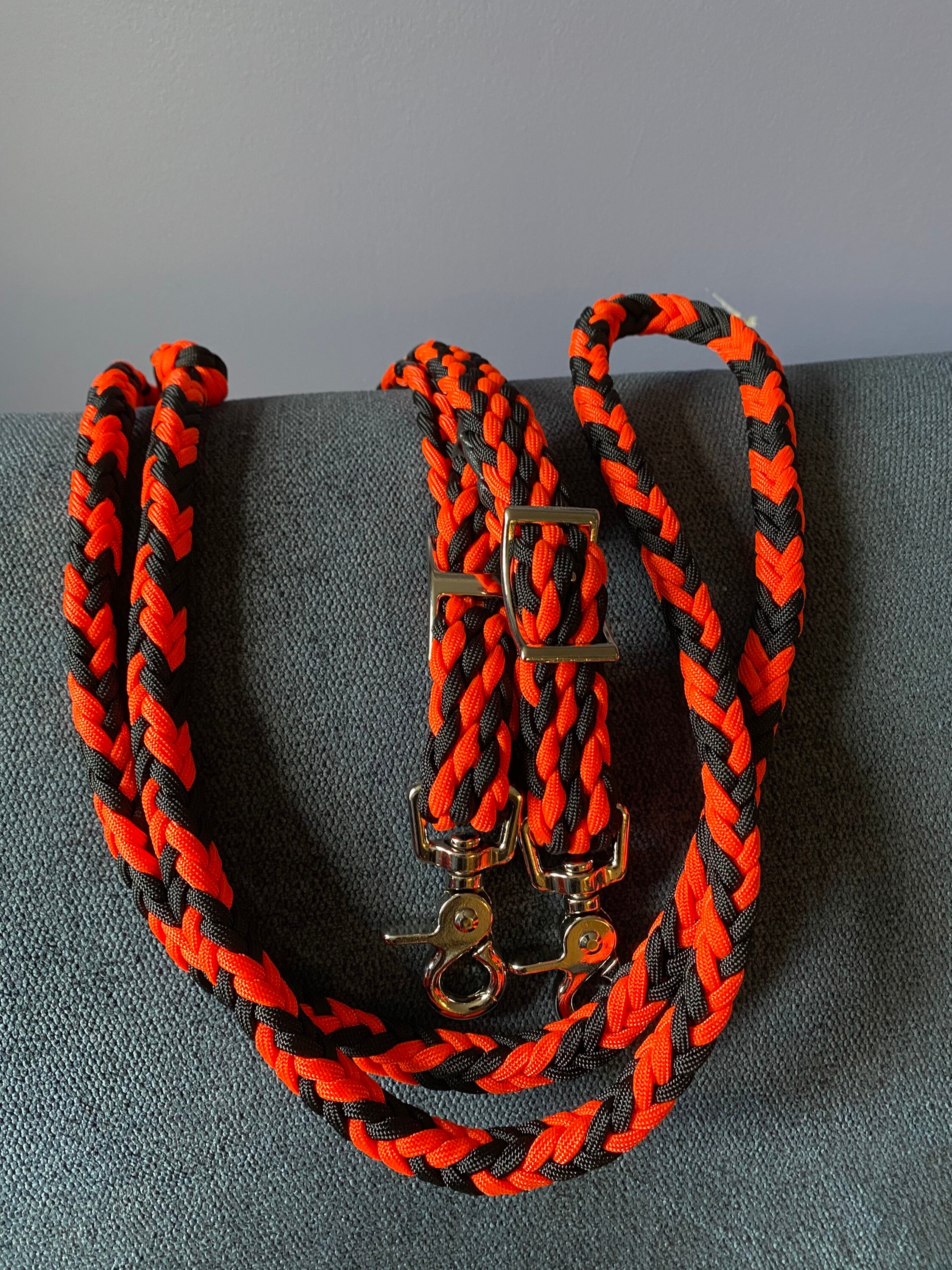 Custom Hand Braided Paracord Reins - Etsy