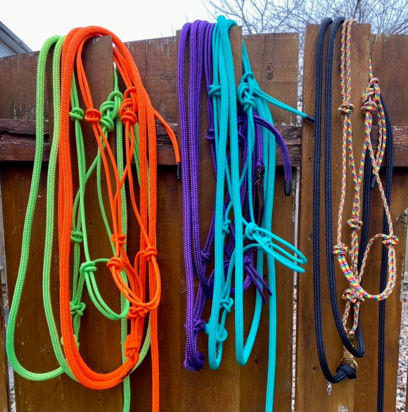 Clinician Style Stiff Rope Halters - Etsy Australia