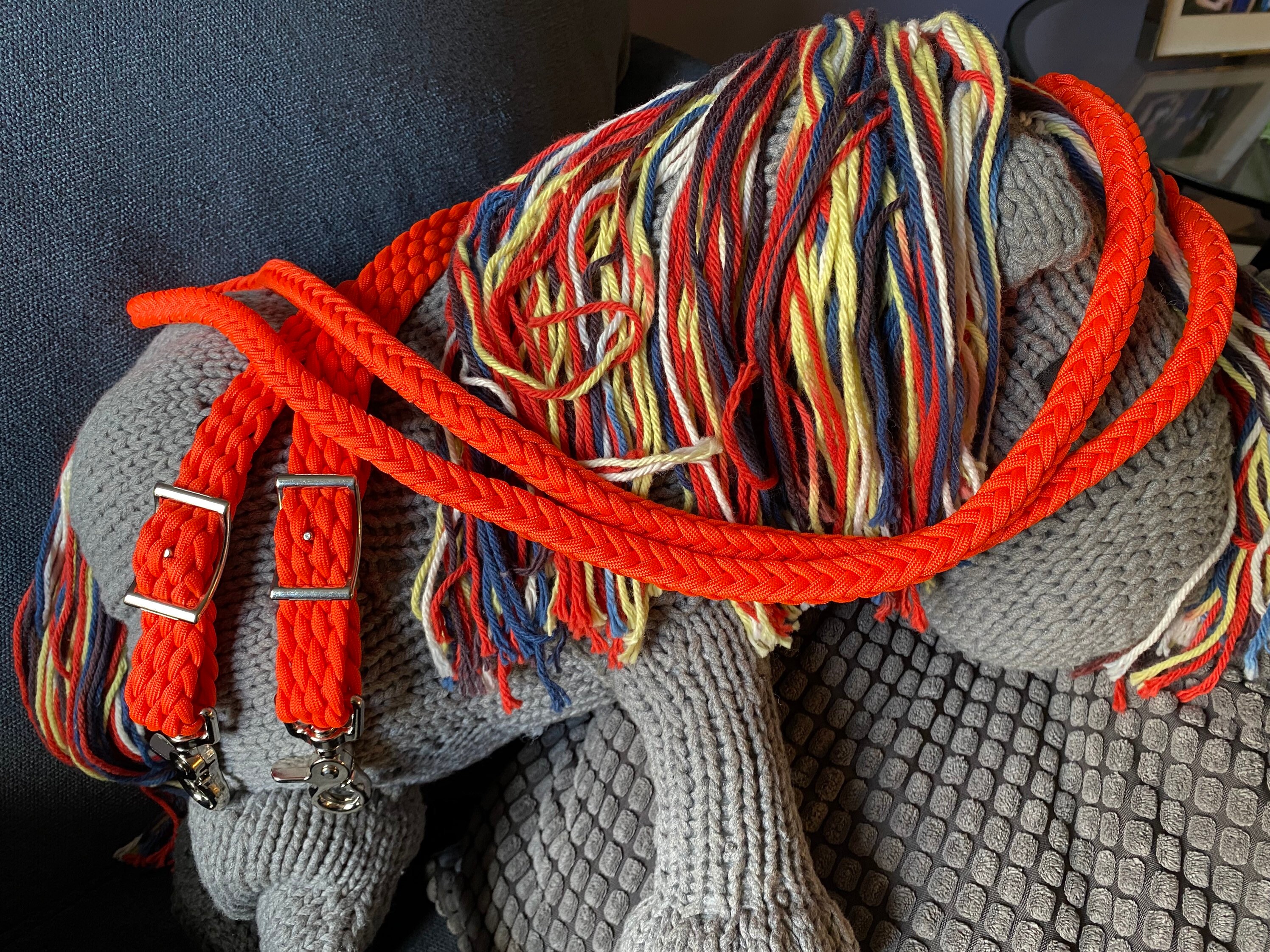 Custom Hand Braided Paracord Reins - Etsy