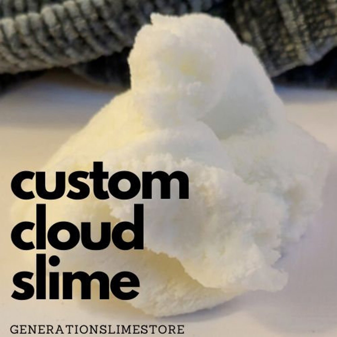 Custom Cloud Slime, Make It Yourself, - Etsy