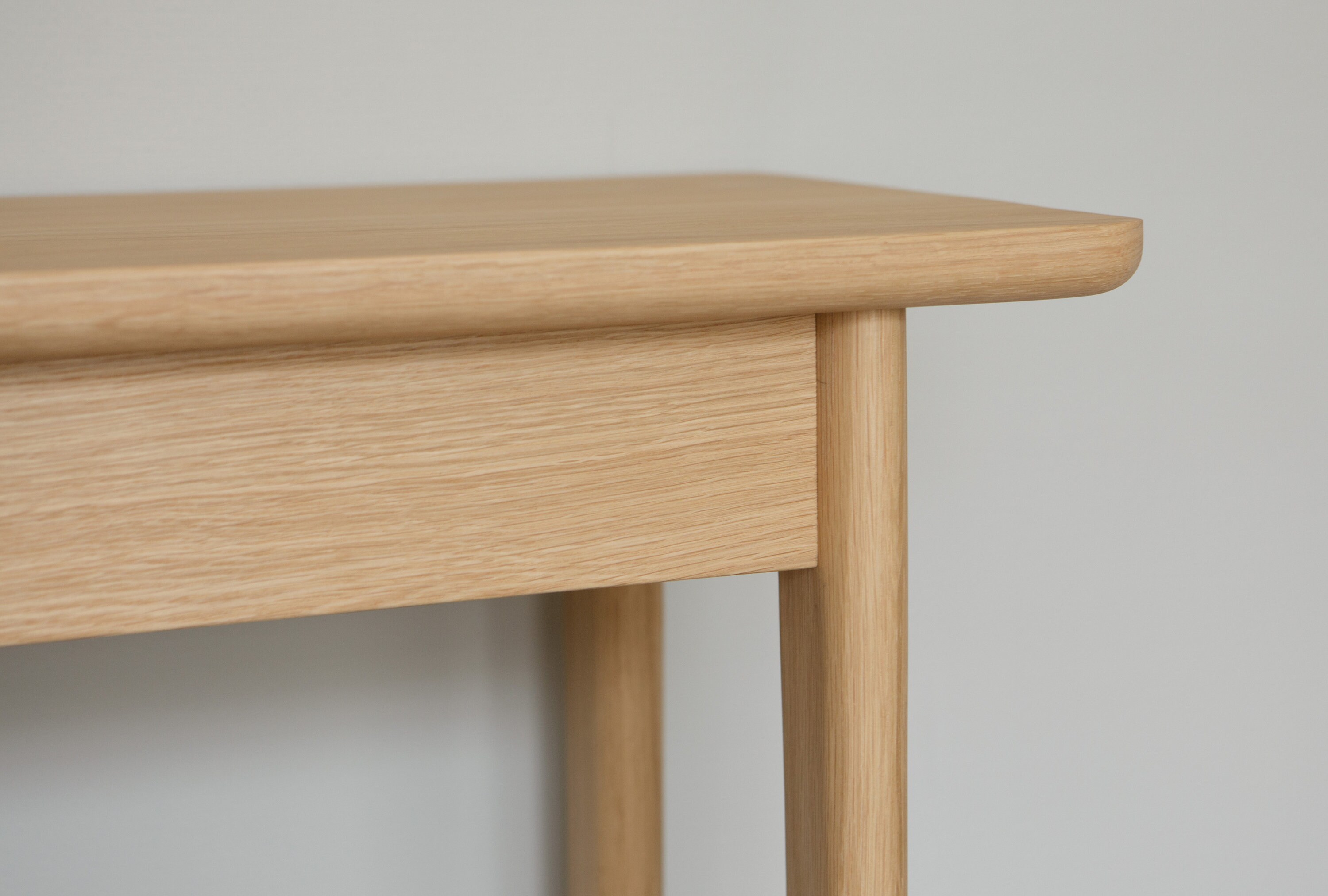 Oak Console Table - Hall Table - Entrance Table - Mid Century Modern ...