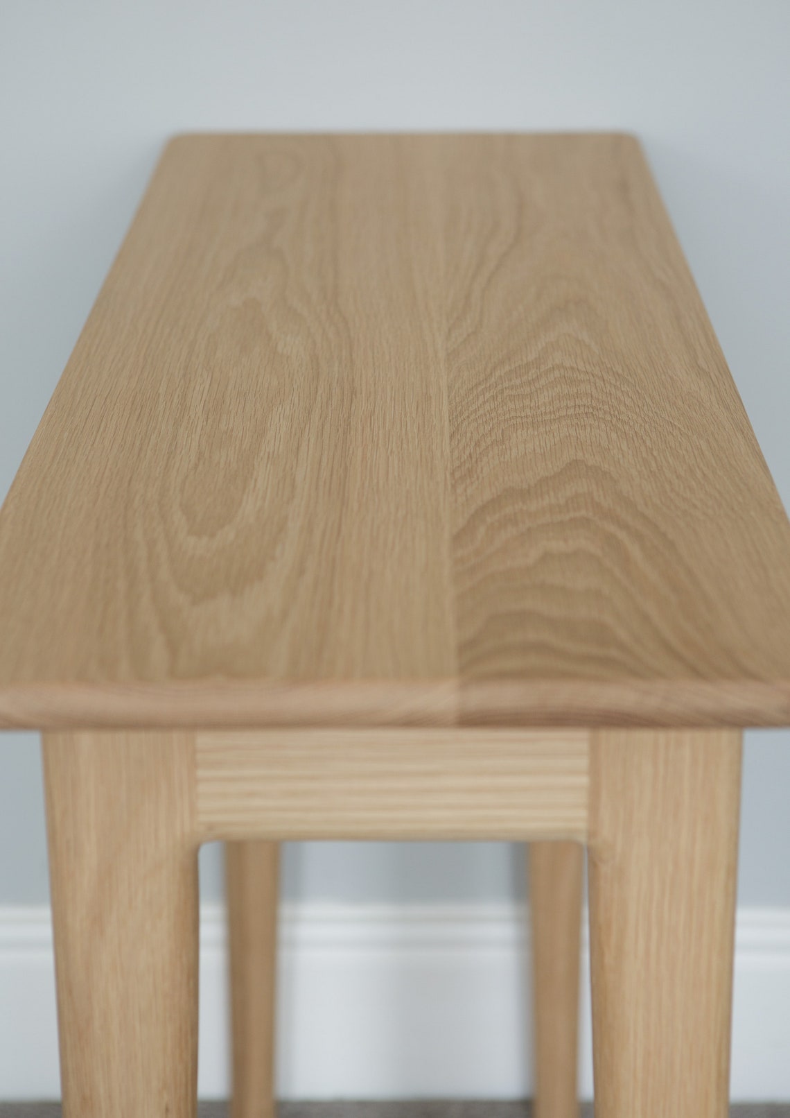 Oak Console Table - Hall Table - Entrance Table - Mid Century Modern ...