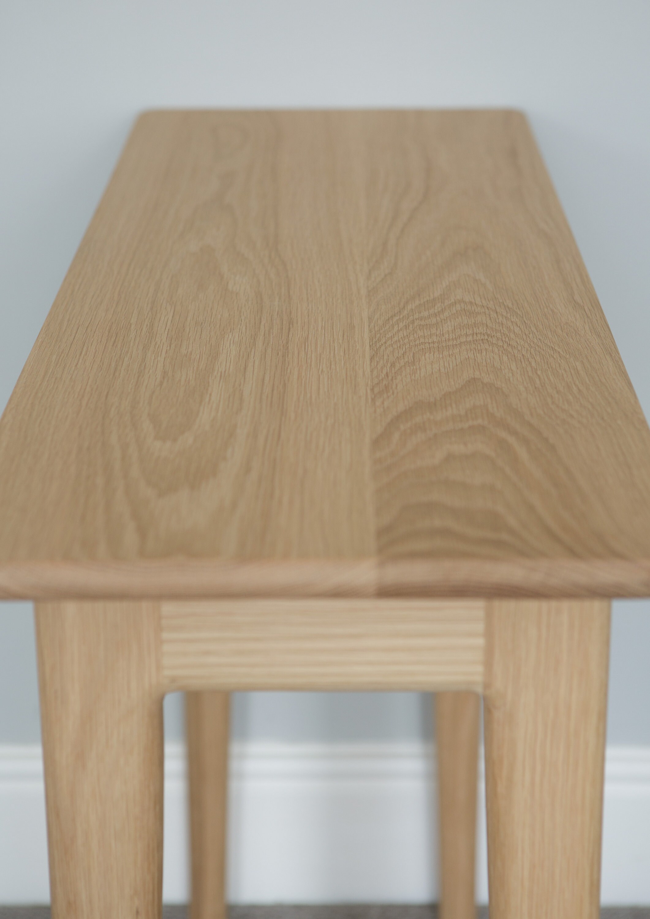 Oak Console Table Hall Table Entrance Table Mid Century - Etsy