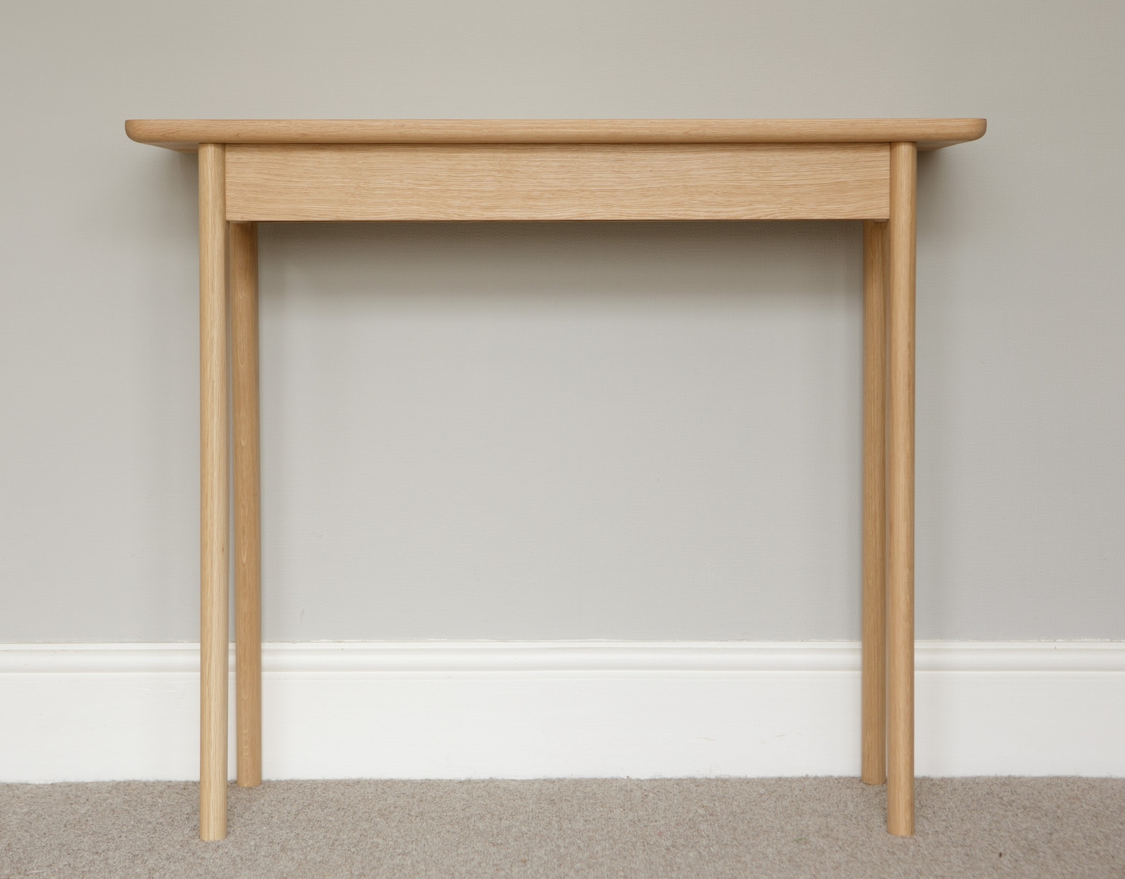 Oak Console Table - Hall Table - Entrance Table - Mid Century Modern ...