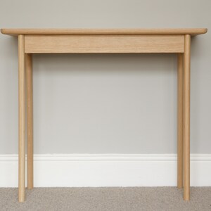 Oak Console Table - Hall Table - Entrance Table - Mid Century Modern ...