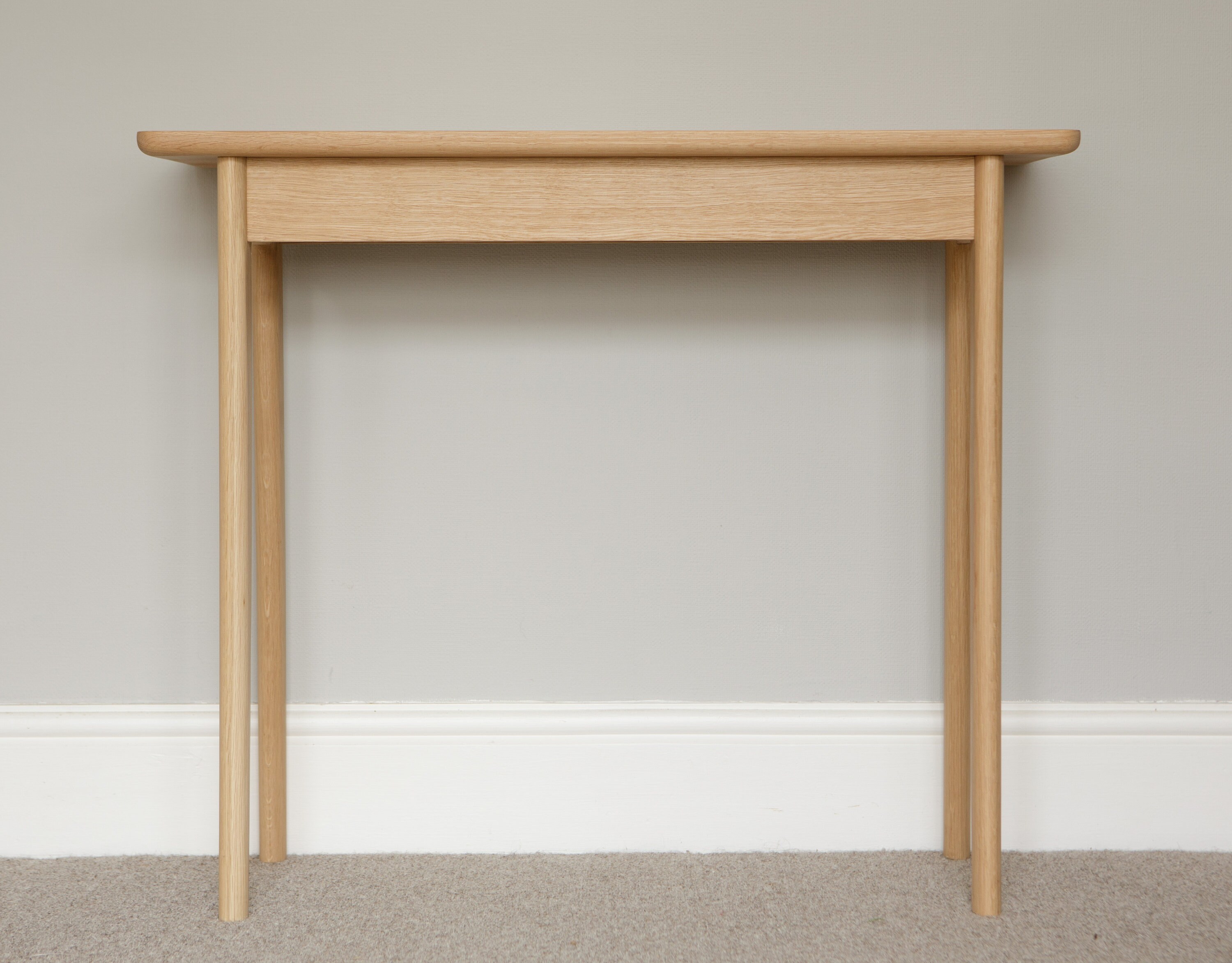 Oak Console Table Hall Table Entrance Table Mid Century - Etsy