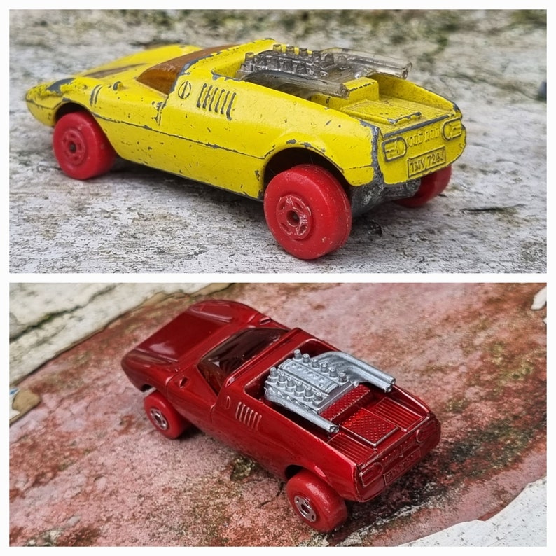 Custom Restoration 1970s Matchbox Superfast Die-cast Model Car, No.1 ...