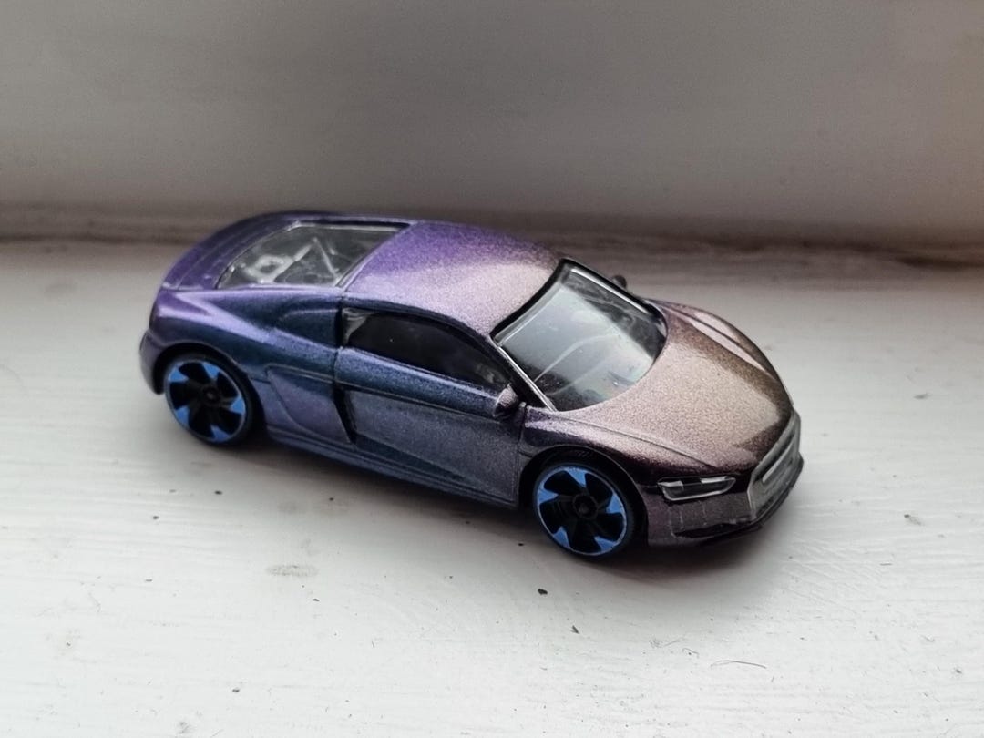 Vintage Die-cast Car, Majorette Audi R8, 1:64, Unique Custom ...