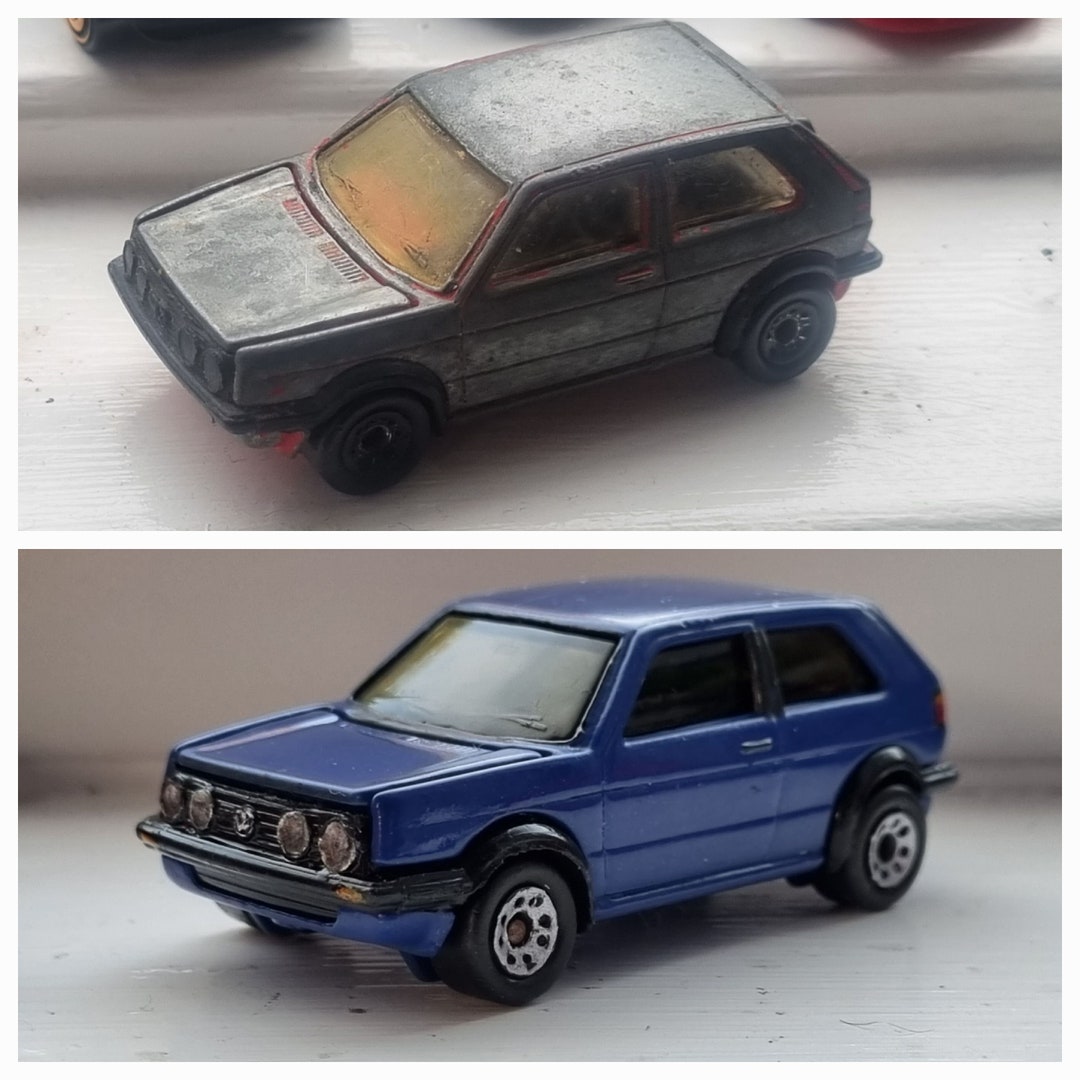 Professionally Restored 1980s Matchbox Car VW Golf GTI Mk2 - Etsy