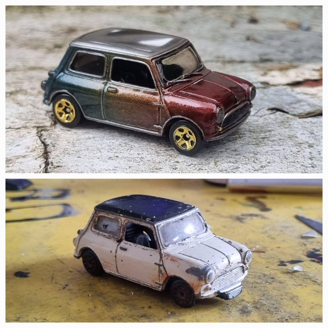 Unique Custom Die-cast Car, Mini Cooper, 1:60, Custom Restoration, One ...