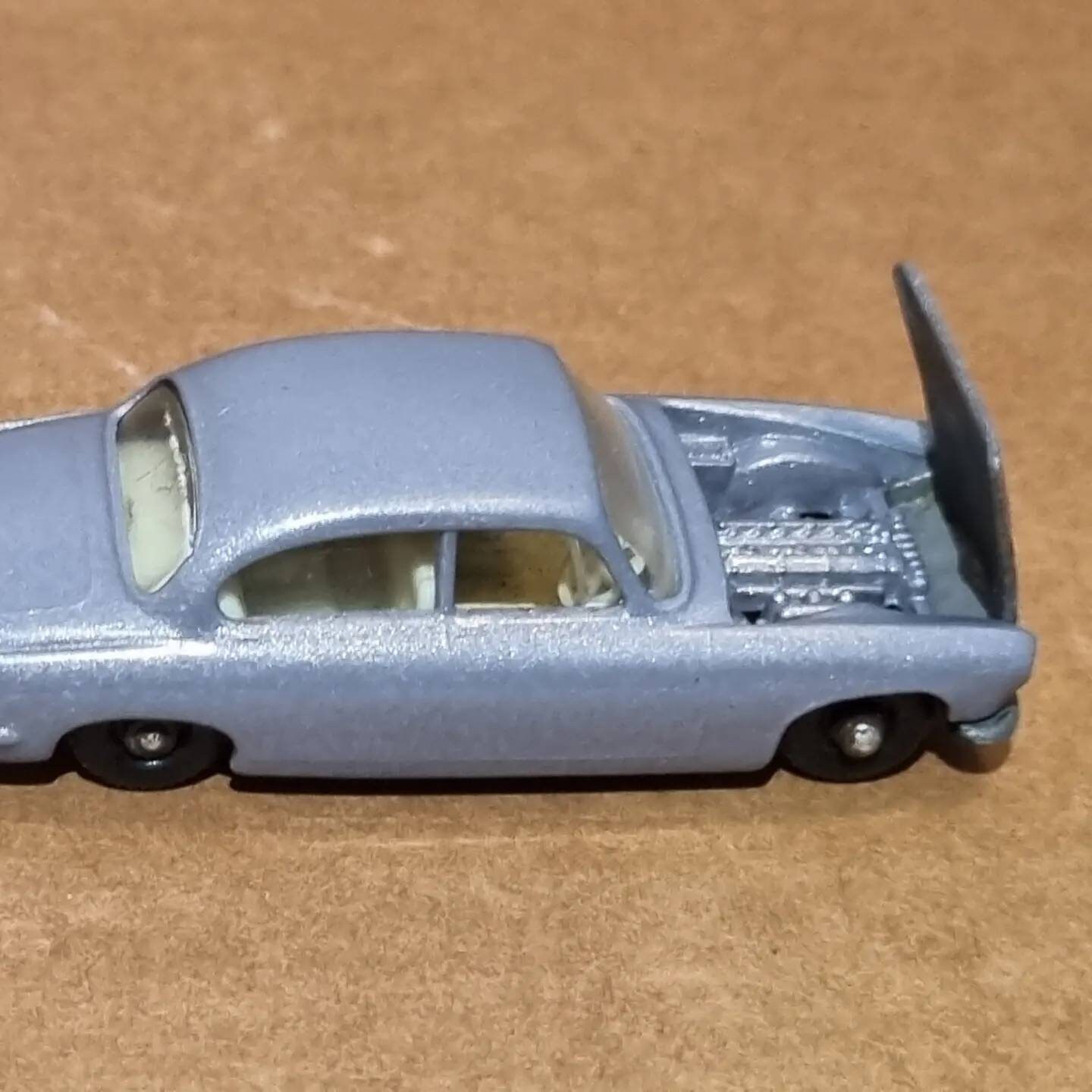 Vintage 1960s Matchbox Lesney Jaguar MK10 Diecast Car, Restored Silver ...