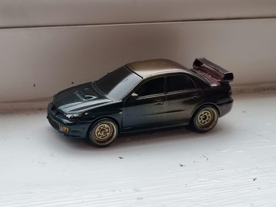 Vintage Die-cast Car, 1/64 Scale, Subaru Impreza WRC Hawkeye, Unique ...