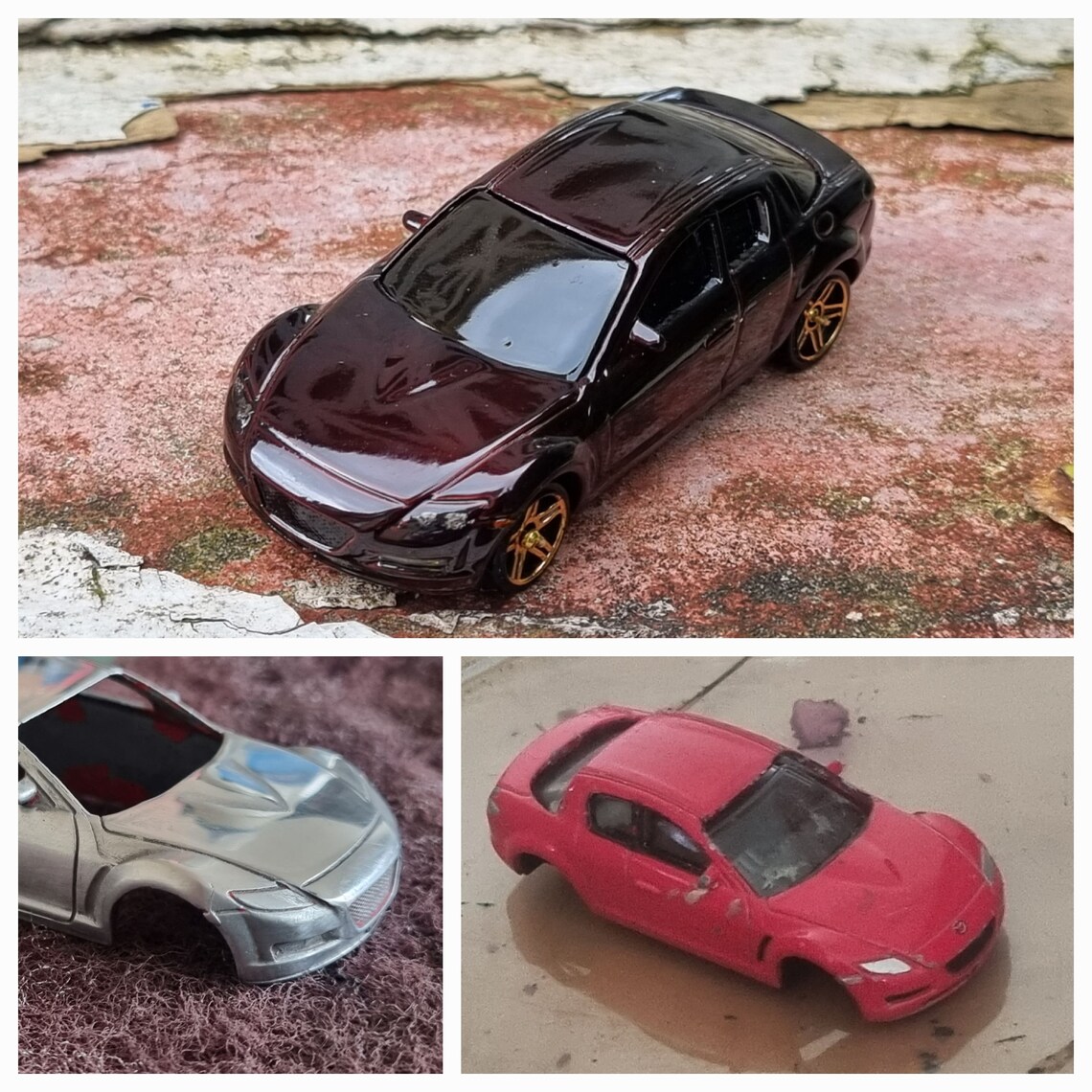 Vintage Early 2000s Realtoy Mazda RX-8, 1/64 Scale, Die Cast Car, Full ...