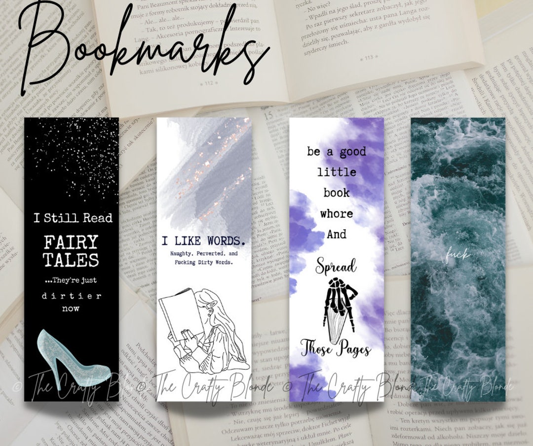 Dirty Bookmarks Inappropriate Bookmarks Book Club Gifts - Etsy