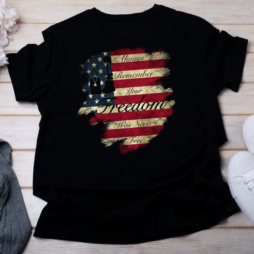 America Freedom Shirt, Military Shirt, Patriotic American Tees, USA ...