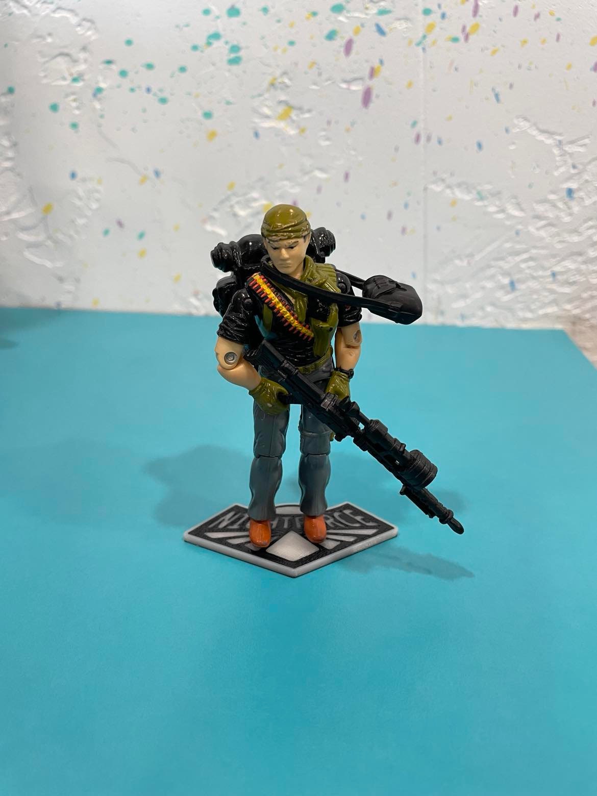 GI JOE Vintage Action Figure Display Stand Retro Cobra Night Force - Etsy