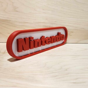 Nintendo Logo Sign Wall or Desk Art Nintendo Display Sign. N64 Sign - Etsy