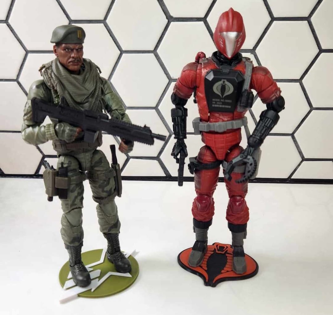 GI JOE Classified Stand Action Figure Display Stand. - Etsy