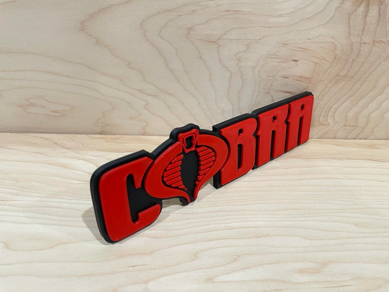 GI JOE Display Sign Cobra Display Sign. Custom Signs Done as Well. - Etsy