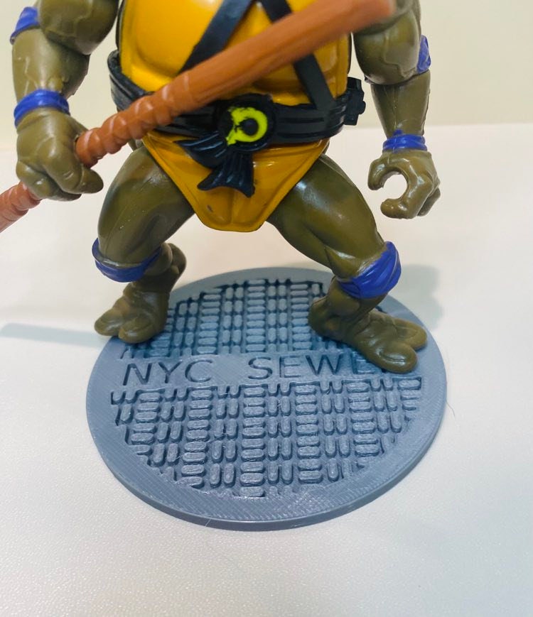 TMNT Vintage Teenage Mutant Ninja Turtles Action Figure Stand - Etsy