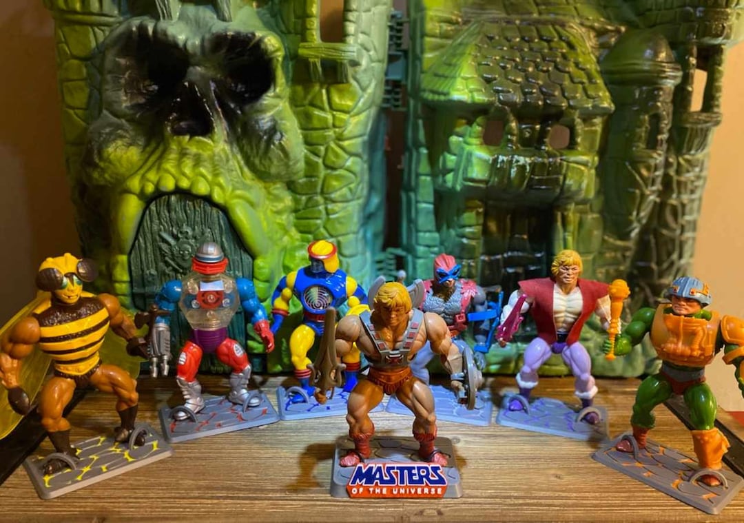 Display Stands for Masters of the Universe Action Figures – Vintage ...