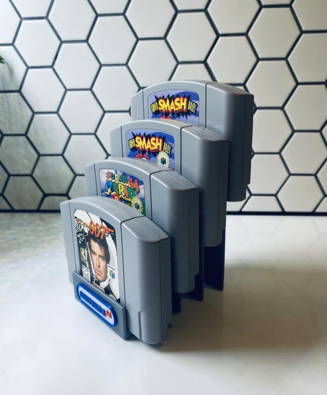 Nintendo 64/SNES Game Holder Cartridge Display N64 Super Nintendo ...