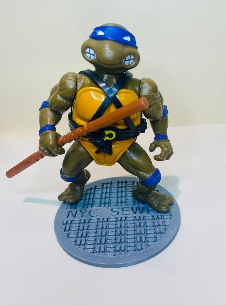 TMNT Vintage Teenage Mutant Ninja Turtles Action Figure Stand - Etsy