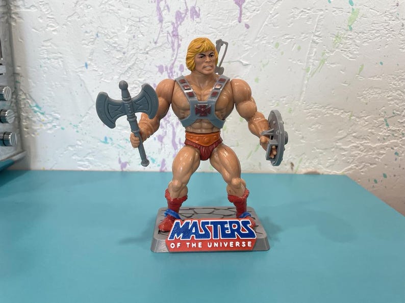 Display Stands for Masters of the Universe Action Figures – Vintage ...