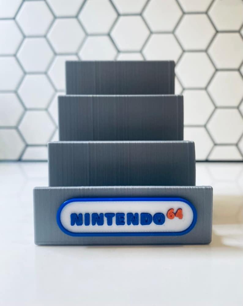 Nintendo 64/SNES Game Holder Cartridge Display N64 Super Nintendo ...