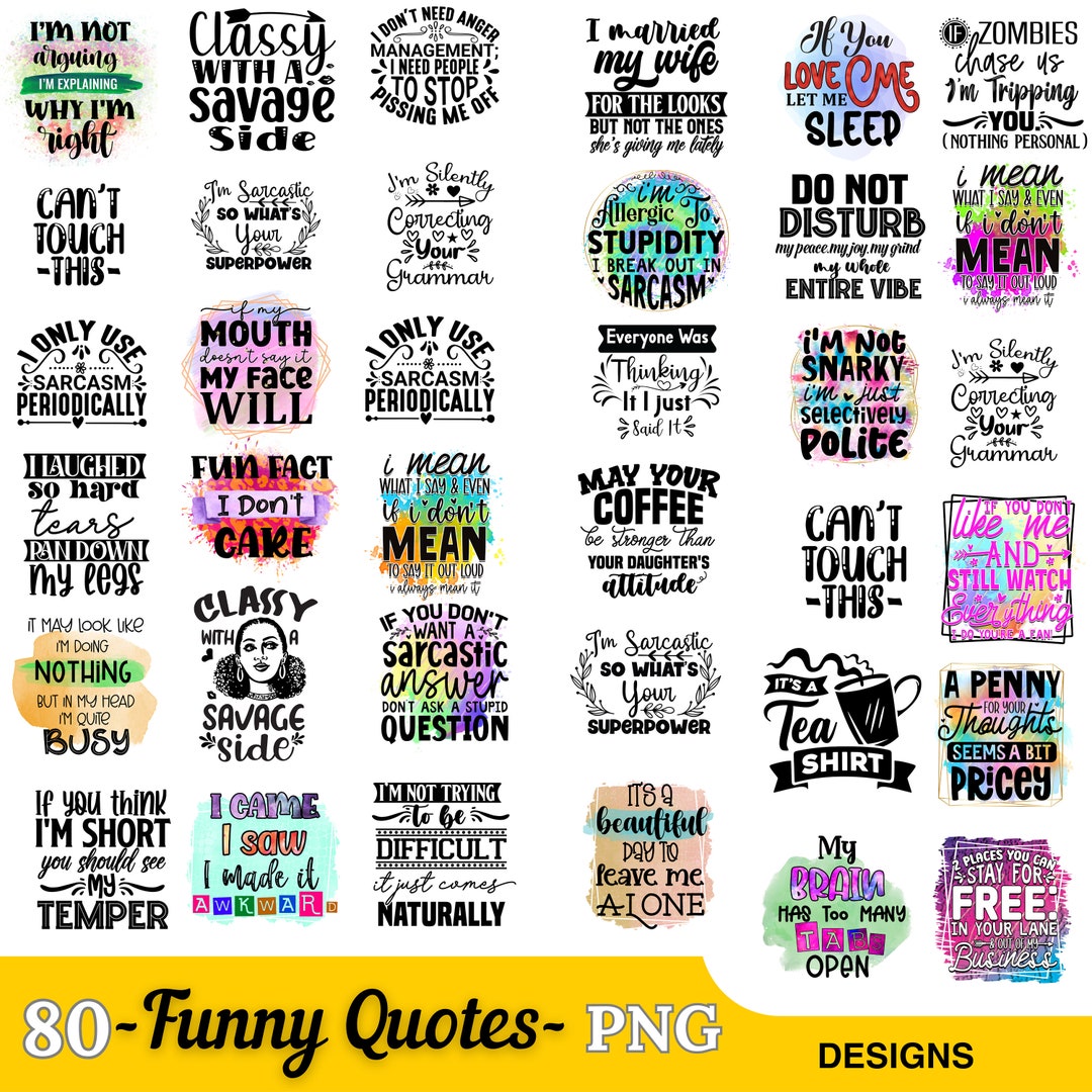 Funny Quote Svg, Funny Quote Svg Bundle , Funny Quote Cut , Sarcasm ...