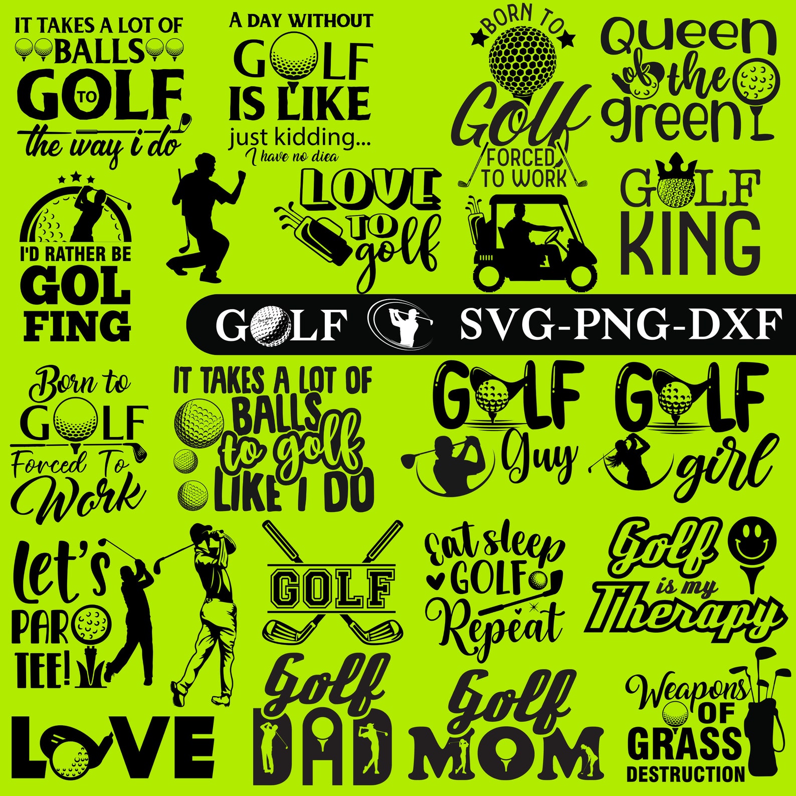 Golf Svg , Golf Svg Bundle, Golf Cut File, Golf Clipart, Cricut Golf ...