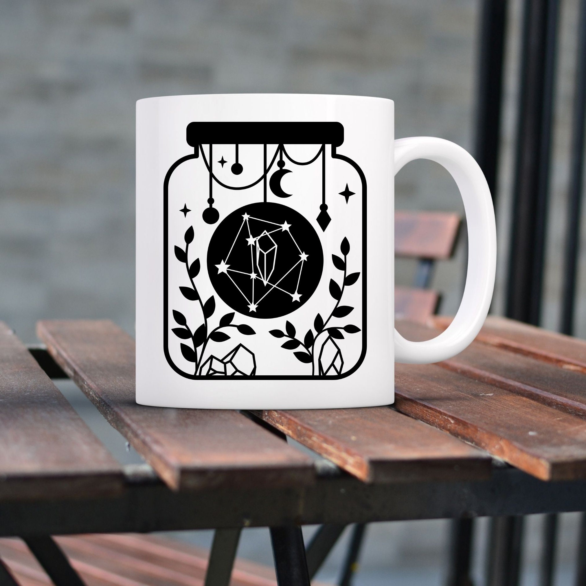 Crystal Svg , Gothic Svg , Mystical Svg , Moon Svg , Crystal Moon Svg ...