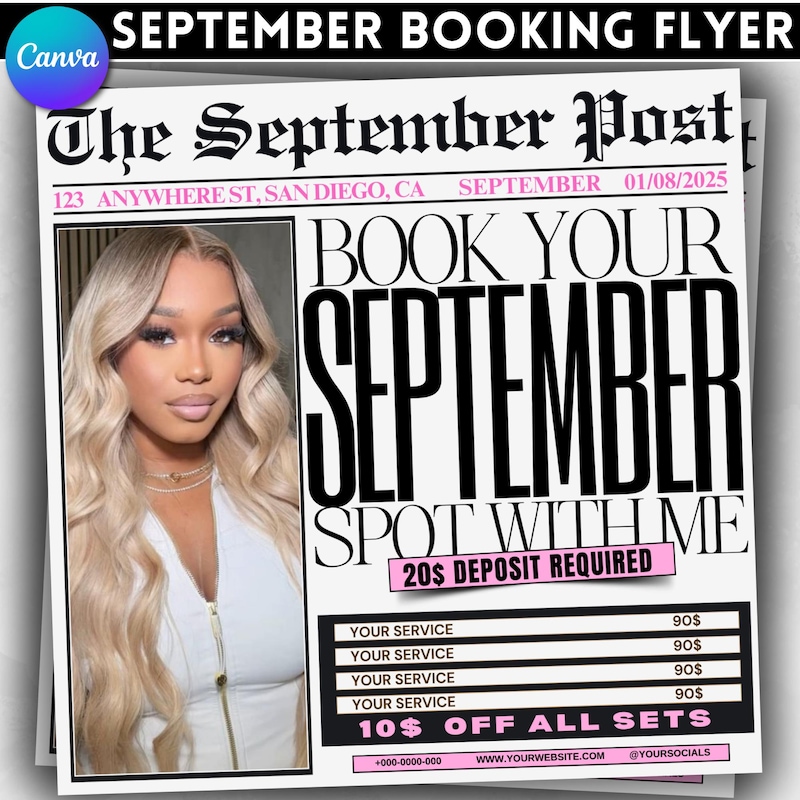 September Nail Decals - Etsy