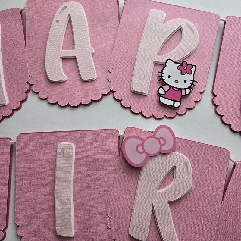 Hello Kittys Banner - Etsy